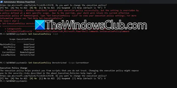 No Se Puede Ejecutar El Script Powershell En Windows 11 2xsoftware Blog